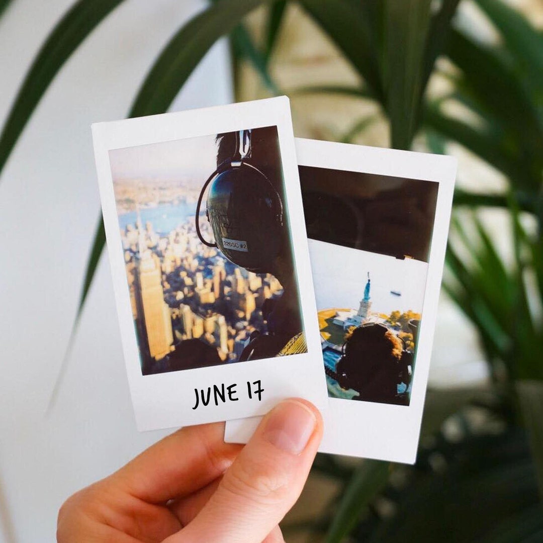 Custom Instax Photo Print With or Without Text - Etsy