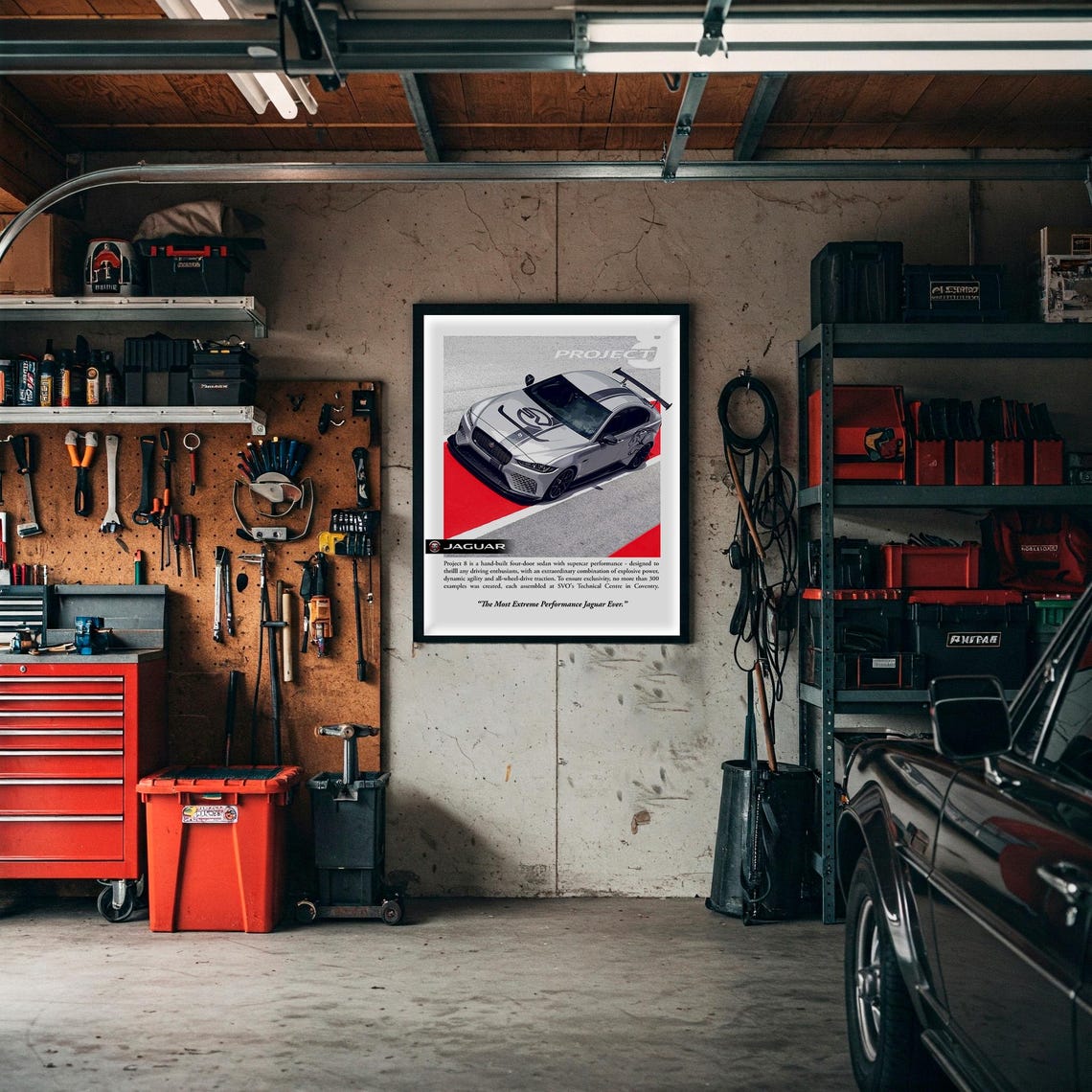 Jaguar XE SV Project 8 Art Print: High-resolution Car Poster (digital ...