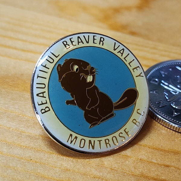 Beaver Brooch - Etsy