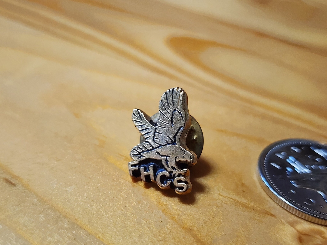 FHCS - Beautiful Vintage Gold Toned Hawk Small Brooch Pin Unique Rare ...