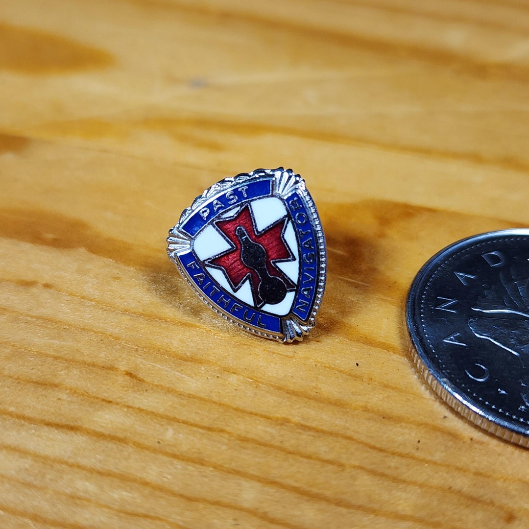 Past Faithful Navigators - Beautiful Vintage Knights of Columbus Brooch ...