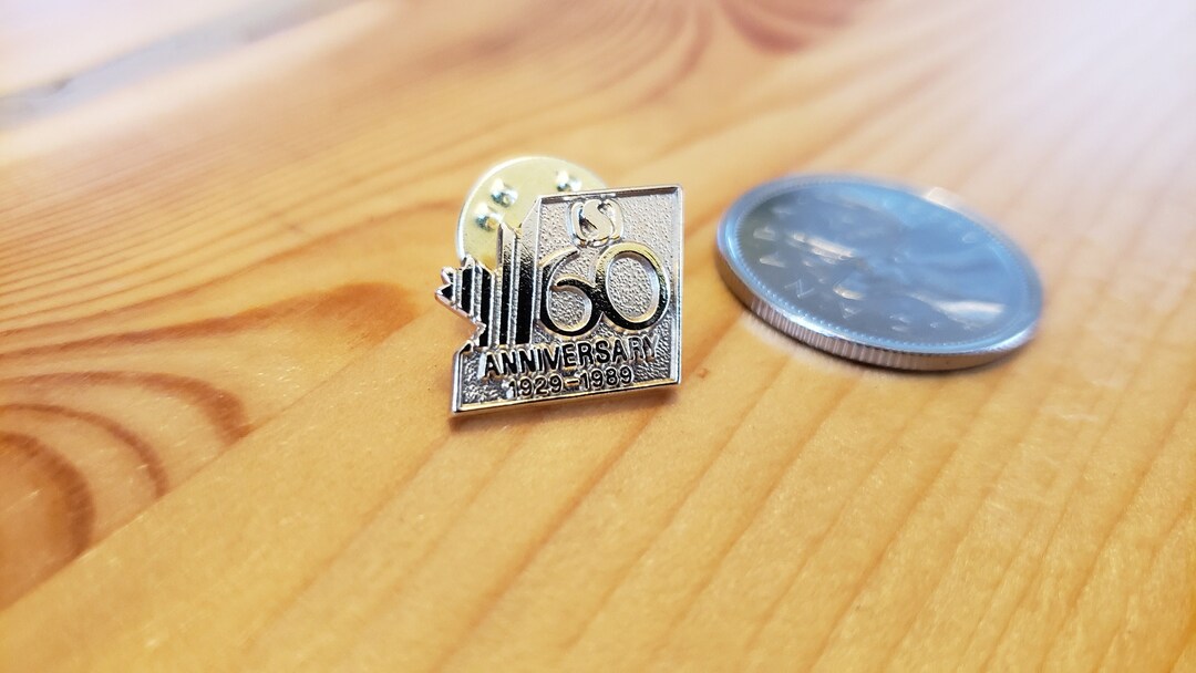 Safeway 60th Anniversary Pin - 1929 - 1989 - 3 Colours - Brooch Pin ...