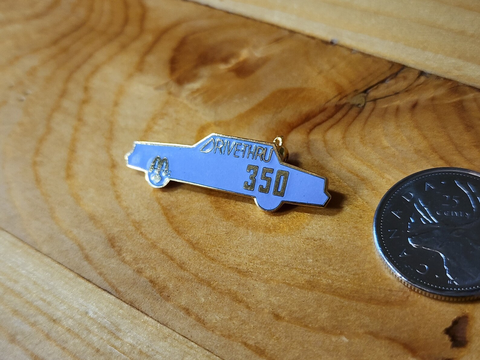 Vintage Mcdonald's Employee Enamel Pin - Drive-thru 350 Brooch - Etsy