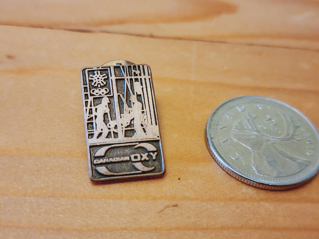 Vintage Canadian OXY Olympics Pin - Armand Hammer Brooch - Etsy