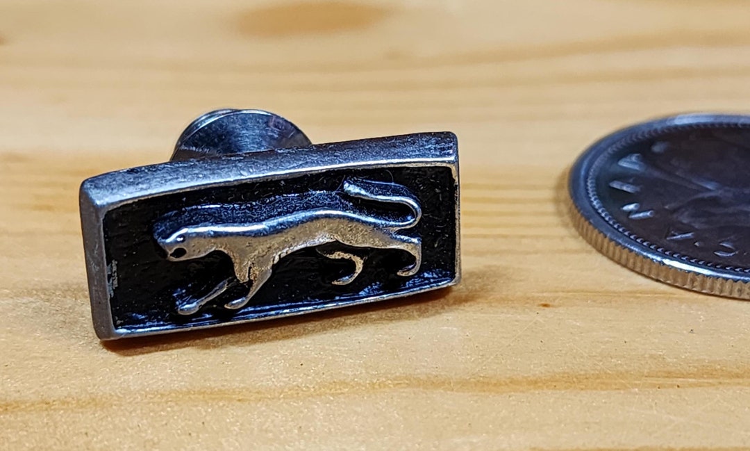 Vintage Jaguar Pin Brooch Pin Unique Rare Hat Pin Lapel Pin Vintage Pin ...