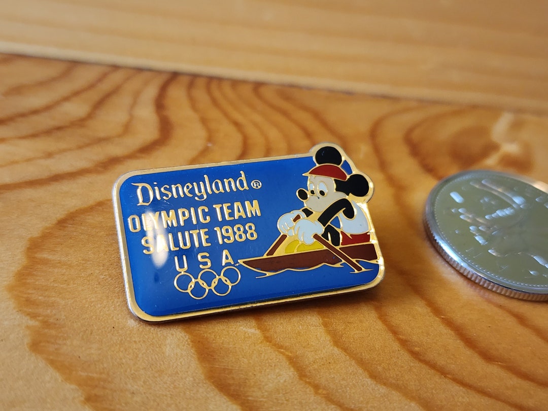 Disneyland Olympic Team Salute 1988 USA Mickey Olympic Rowing 1988 the ...