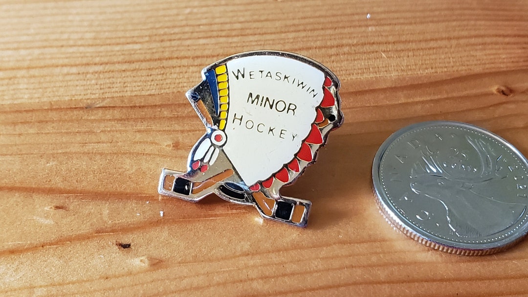 Wetaskiwin Minor Hockey Pin - Vintage Wetaskiwin Alberta Brooch Pin ...