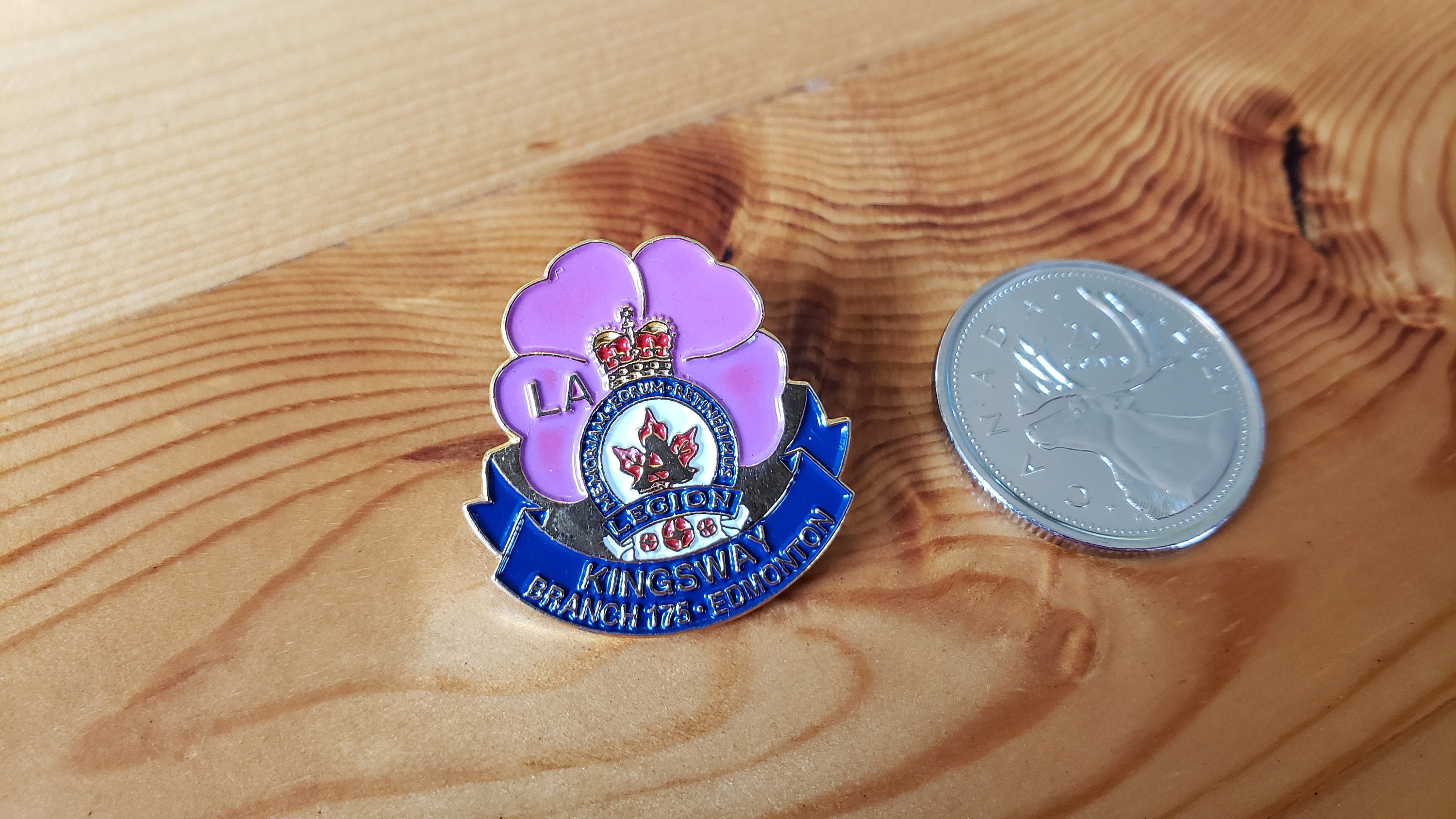 Kingsway Branch 175 Edmonton Legion Ladies Auxiliary Pin - Etsy
