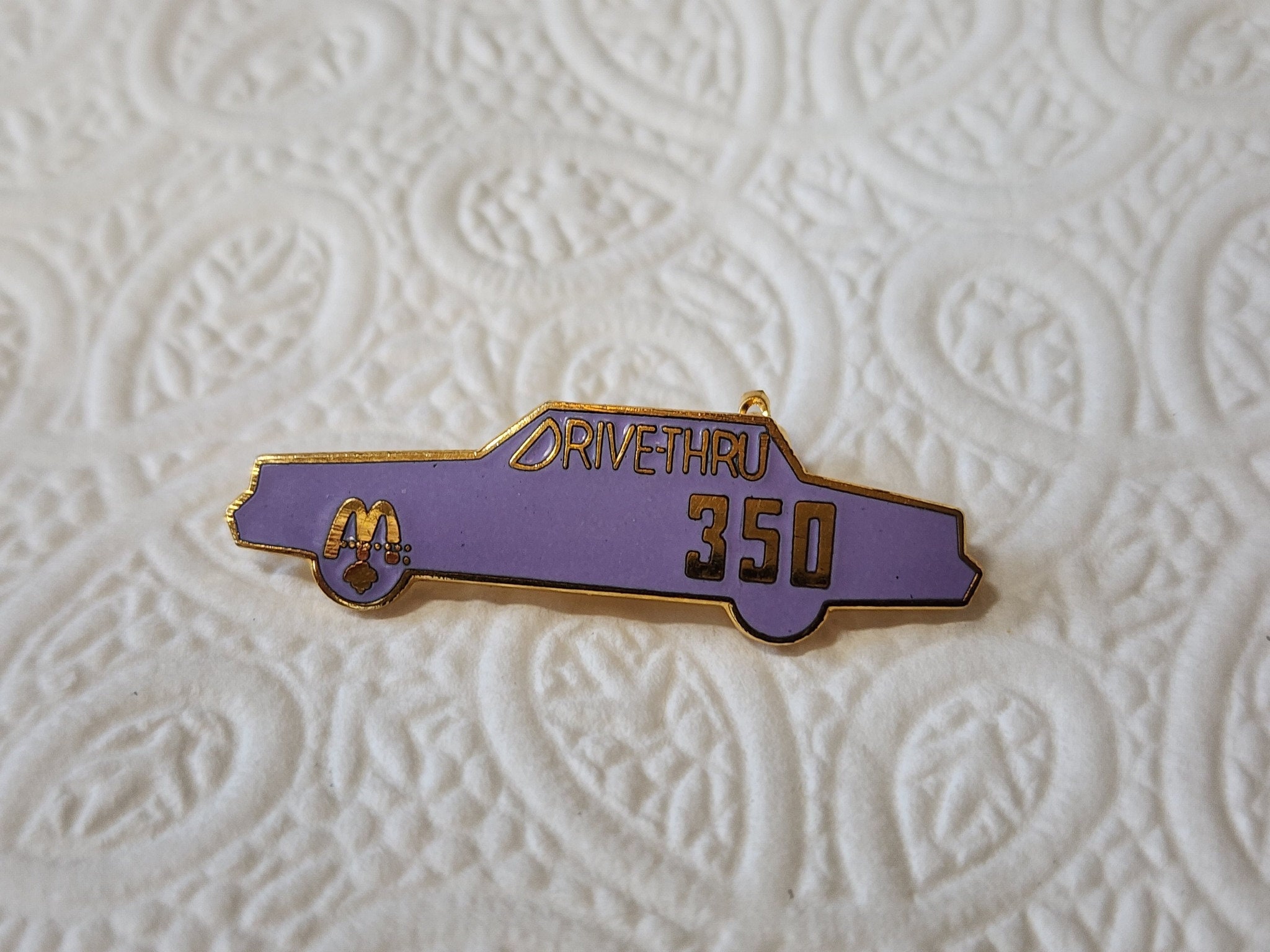 Vintage Mcdonald's Employee Enamel Pin - Drive-thru 350 Brooch - Etsy