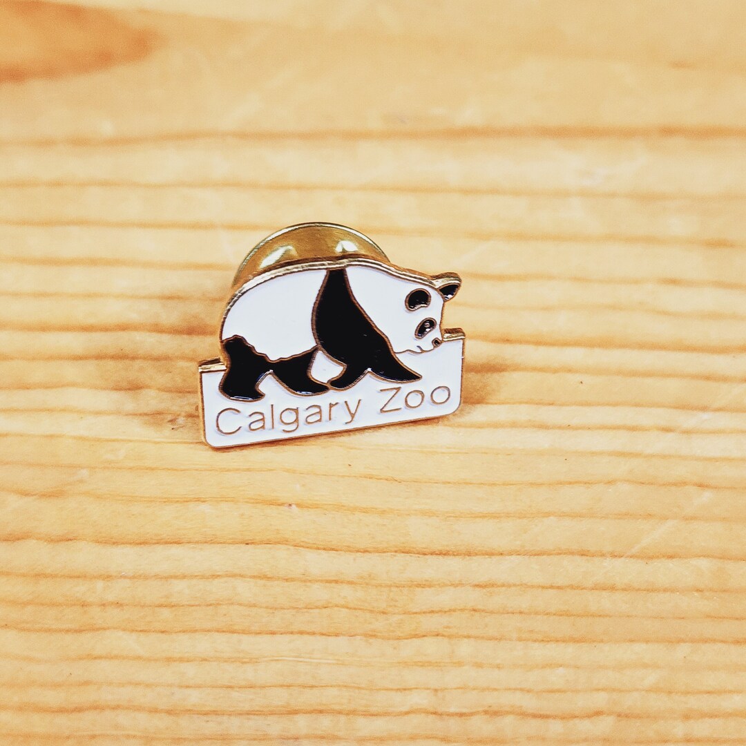 Calgary Zoo Beautiful Vintage Panda Brooch Pin Unique Rare Hat Pin ...