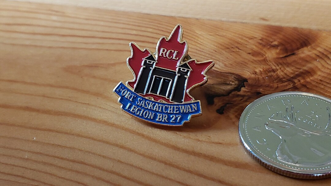 Vintage RCL Fort Saskatchewan Legion Enamel Pin - Etsy