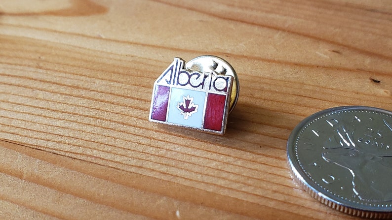 Alberta Canadian Flag Pin Vintage Alberta Canada Brooch | Etsy