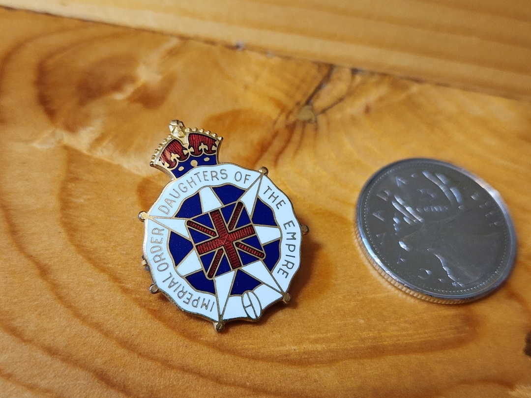 Vintage Birks Brooch Pin – Imperial Order Daughters of the Empire - Etsy