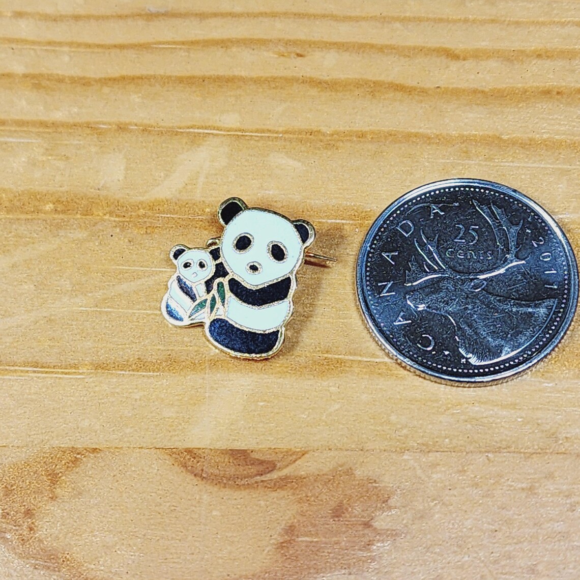 Vintage Enamel Panda Brooch Pin: Rare Retro Hat/lapel Pin - Etsy
