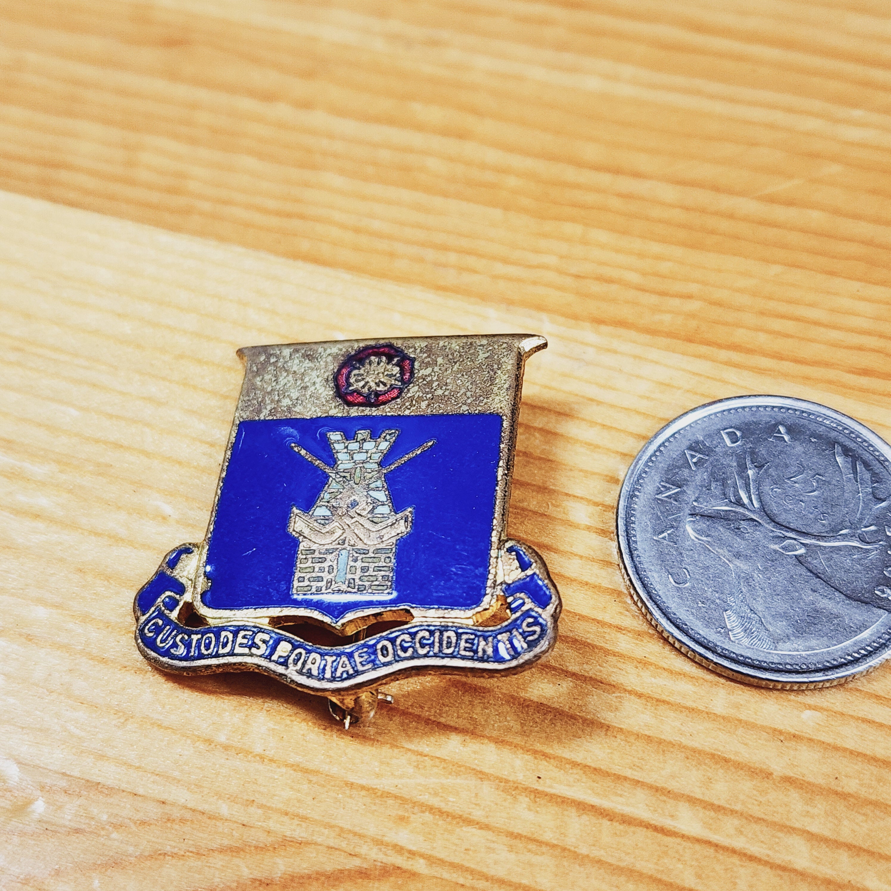 Vintage WWII US Army 186th Infantry Regiment Enamel Pin - Etsy