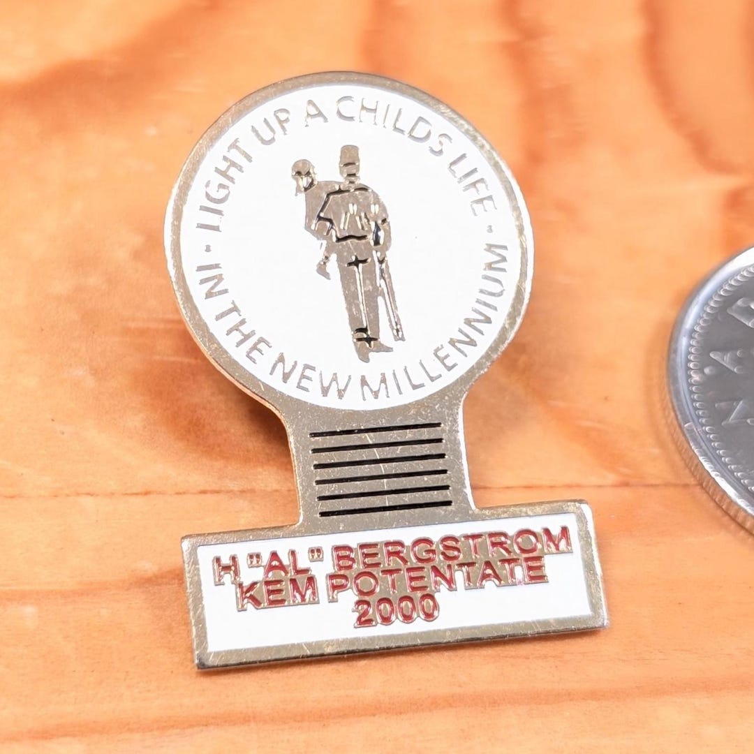 Vintage 'H AL' Potentate 2000 Enamel Pin - Etsy