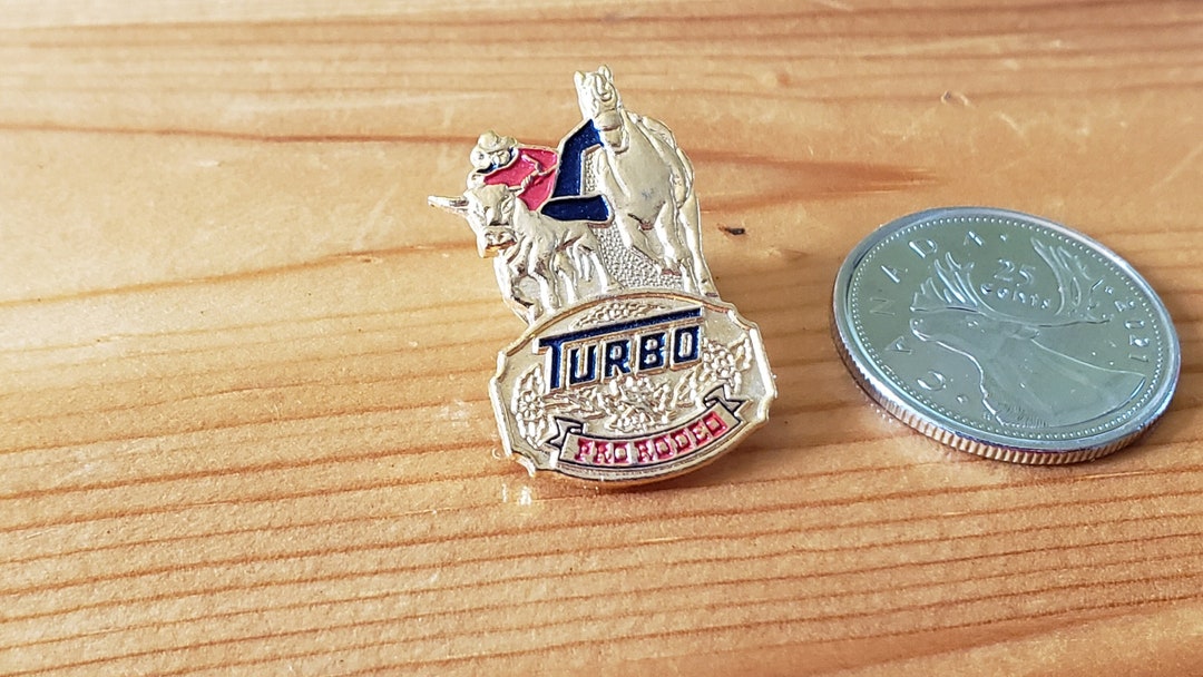 Turbo Pro Rodeo Pin - Vintage Pin From Calgary Stampede? Brooch Pin ...