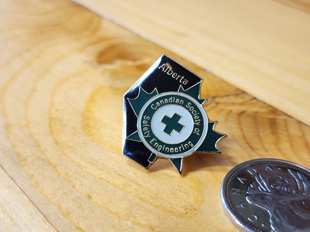 Alberta - Canadian Society of Safety Engineering - Brooch Pin Unique ...