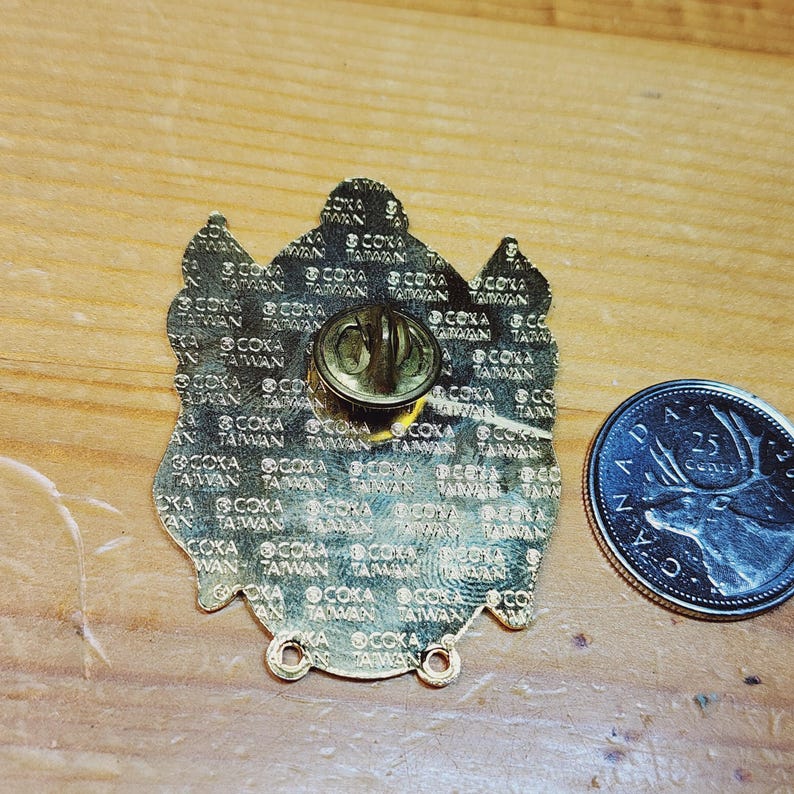 Vintage Enamel Brooch Pin – Lions Campbell River BC, Mt. Rainier USA - Etsy