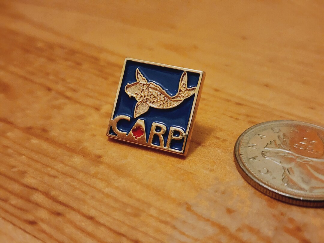 Vintage CARP Enamel Brooch Pin – Canadian Association of Retired ...