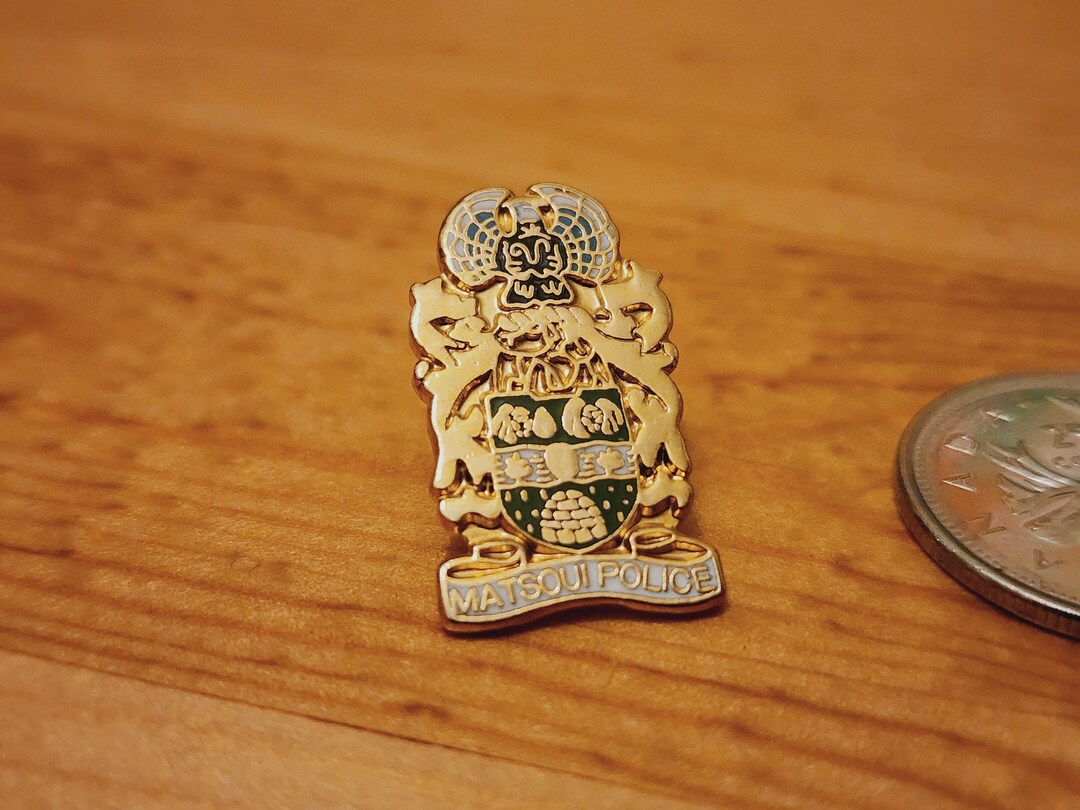 Matsqui Police - Beautiful Vintage Rural BC Town Police Brooch Pin ...