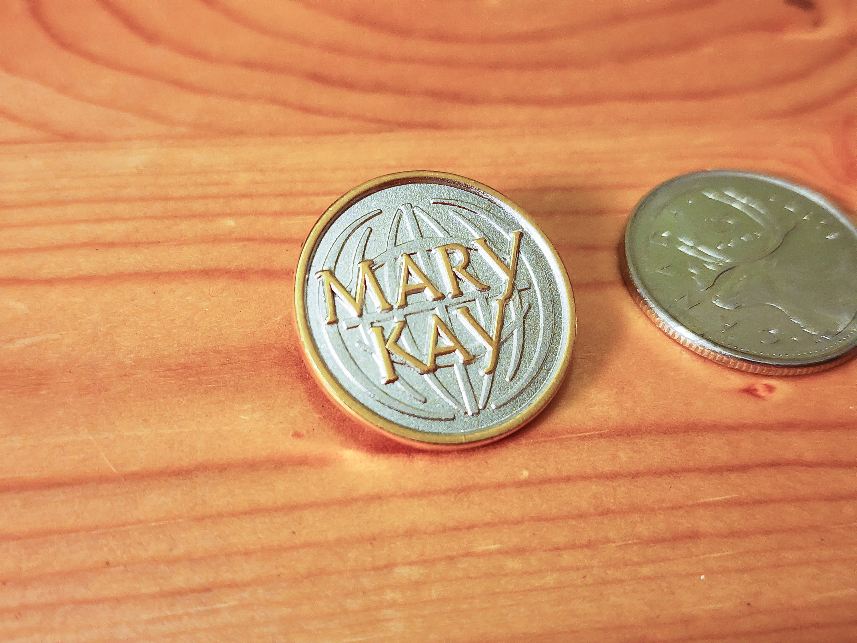 Mary Kay - Beautiful Vintage Two Tone (silver and Gold Colour) Brooch ...