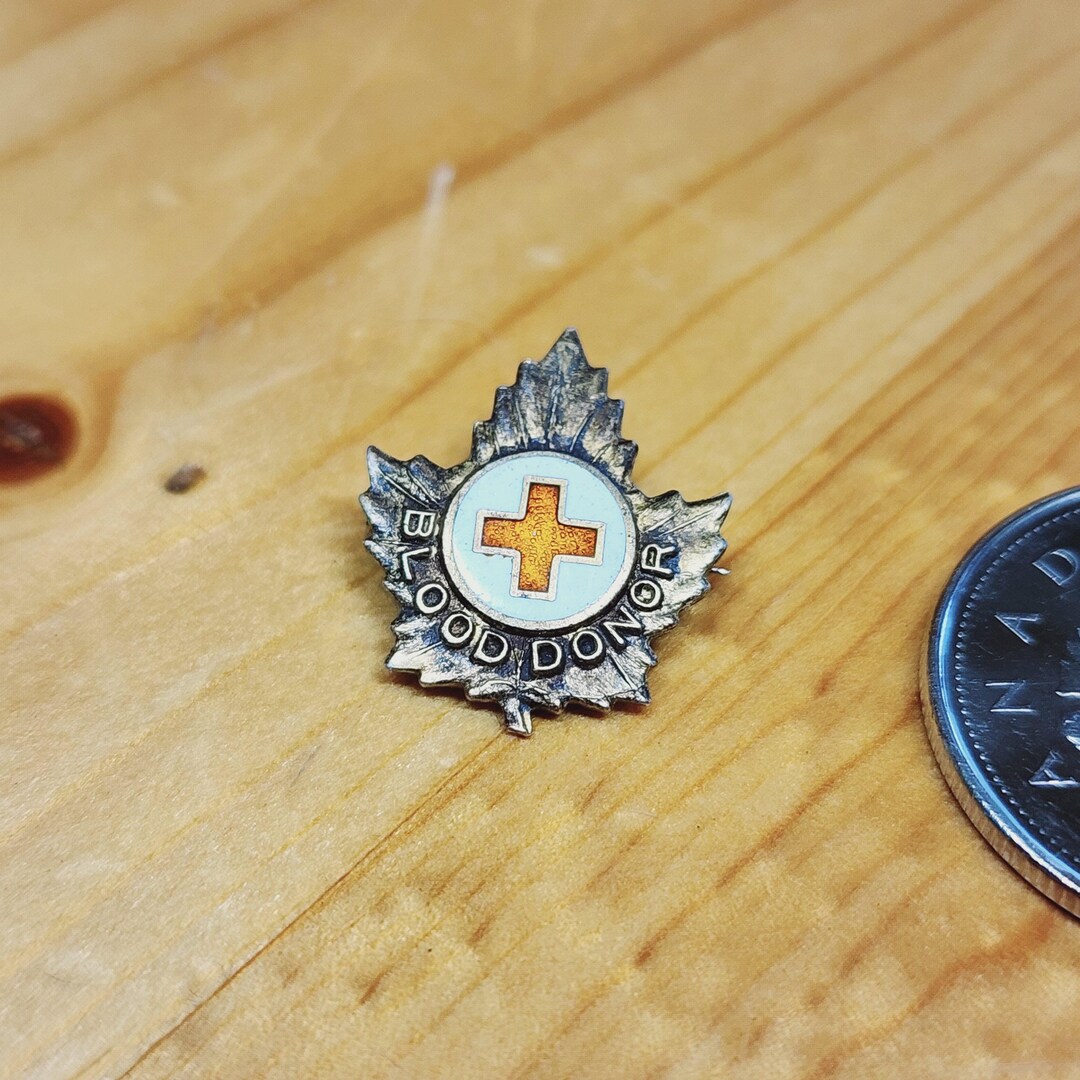 Blood Donor - Beautiful Vintage Serling Silver Marked Canadian Brooch ...