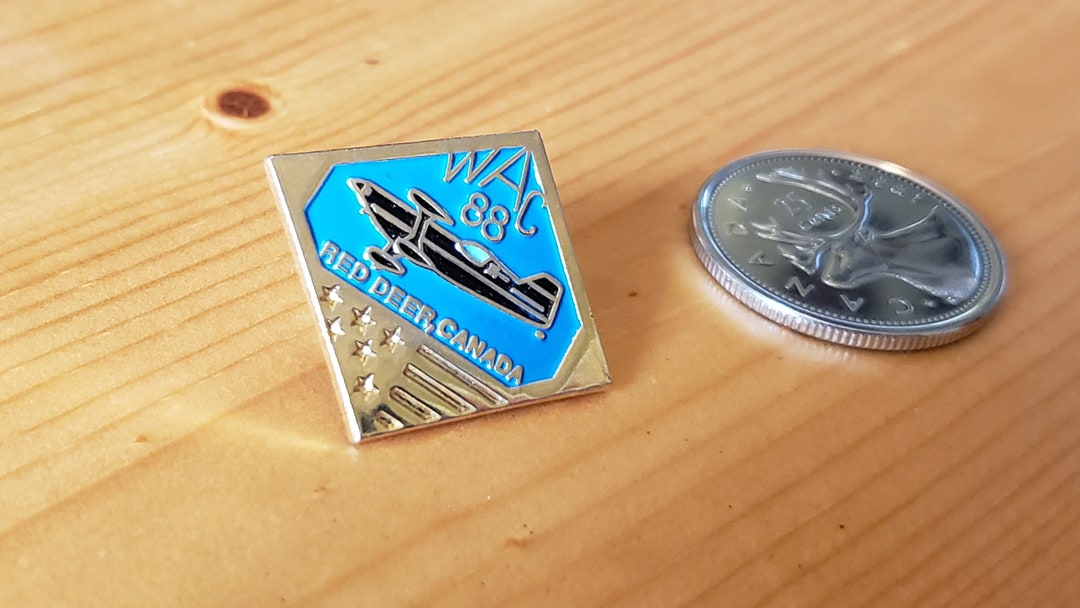 WAC 88 Red Deer, Canada - World Aerobatics Championships Pin Brooch Pin ...