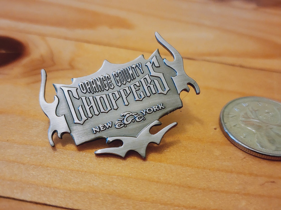 Orange County Choppers New York - Cool Large Motorcycle Brooch Pin Vest ...