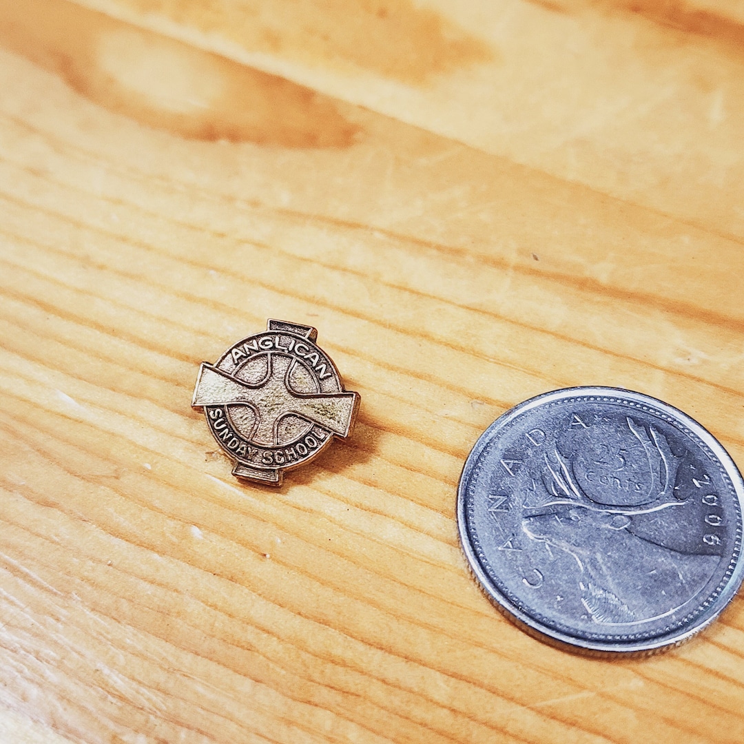 Vintage Anglican Sunday School Brooch Pin – Retro Lapel Hat Pin - Etsy