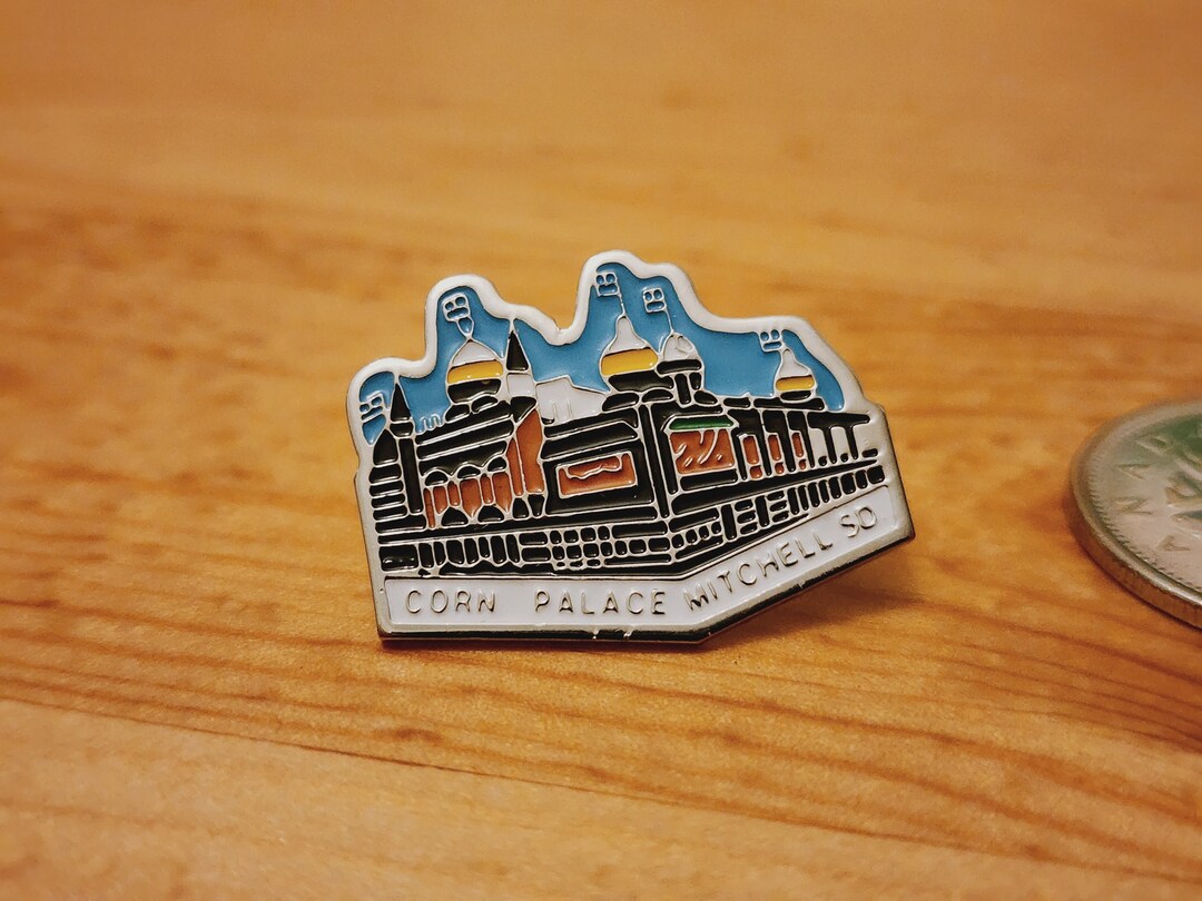 Corn Palace Mitchell SD - Beautiful Vintage South Dakota Brooch Pin ...