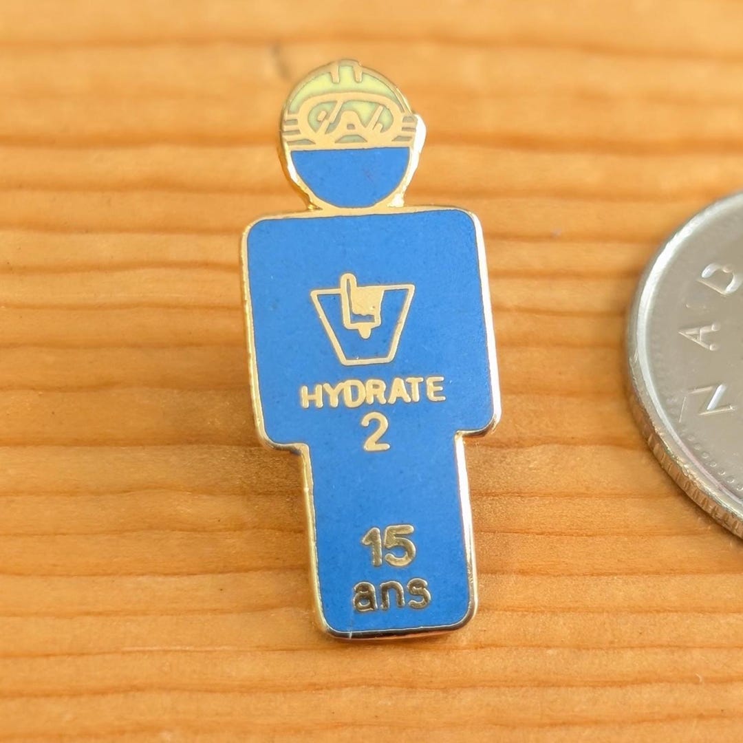 Hydrate 2 Enamel Pin - Rare Vintage Lapel Pin - Etsy