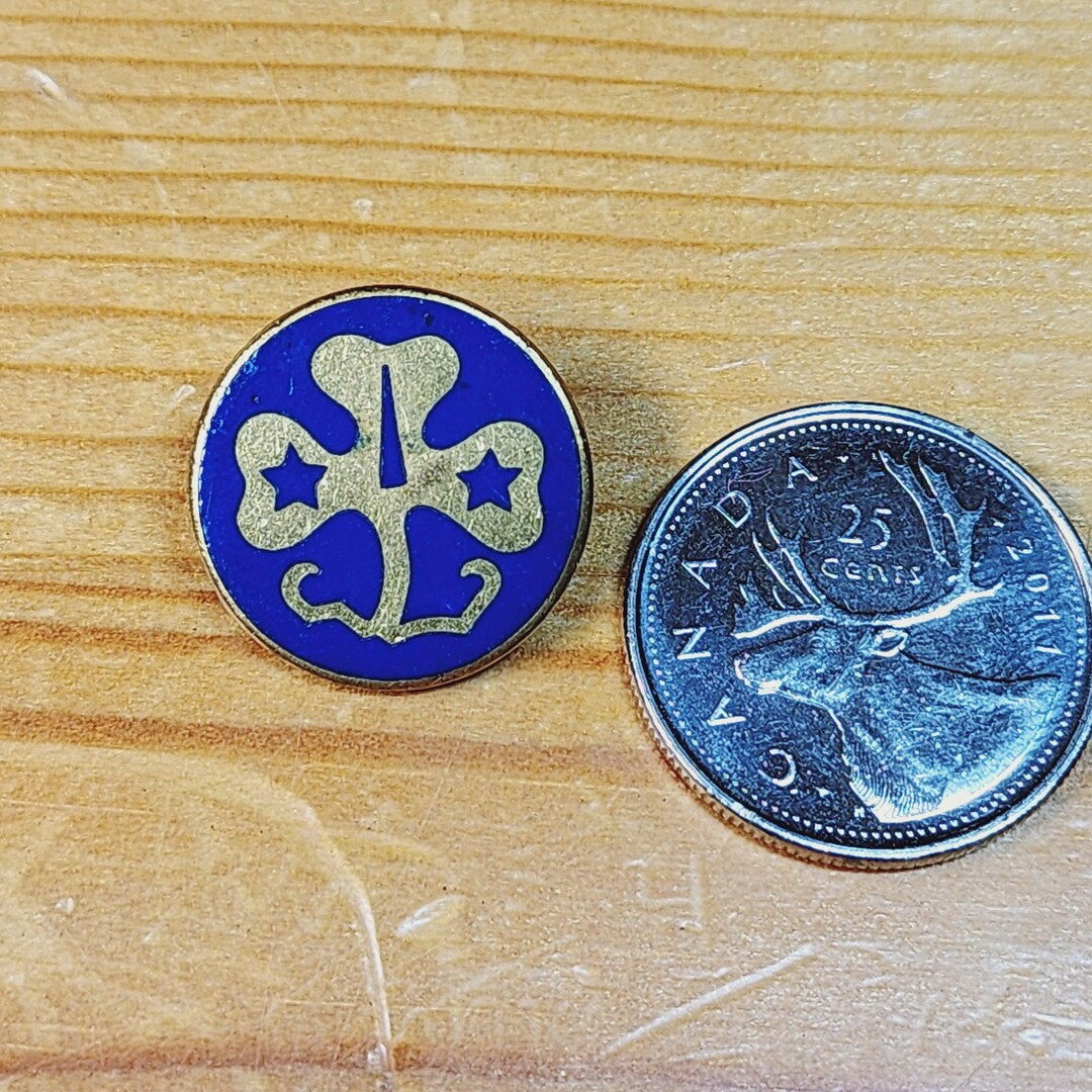 Girl Scouts Trefoil Pin - Beautiful With Some Signs of Aging Brooch Pin ...