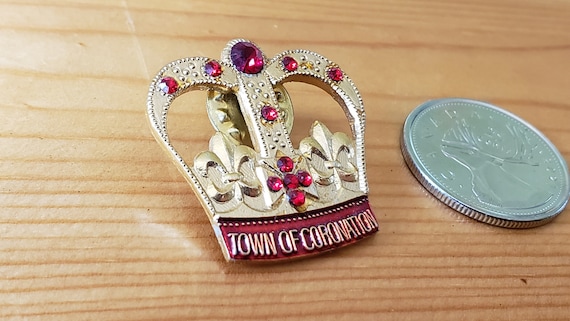 Town Of Coronation - Beautiful Vintage Alberta Pin - … - Gem