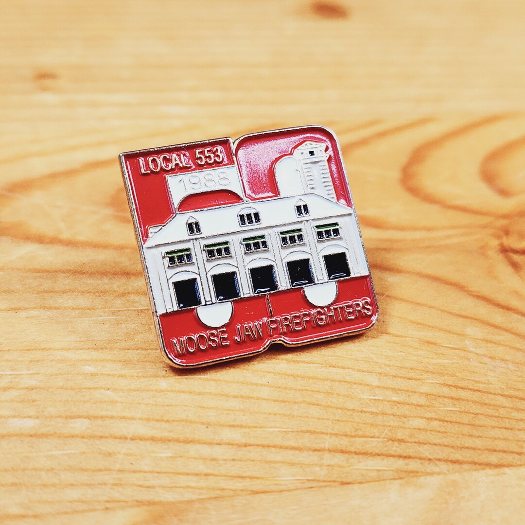 Vintage 1988 Moose Jaw Firefighters Enamel Pin – Fire Hall Hat Pin - Etsy