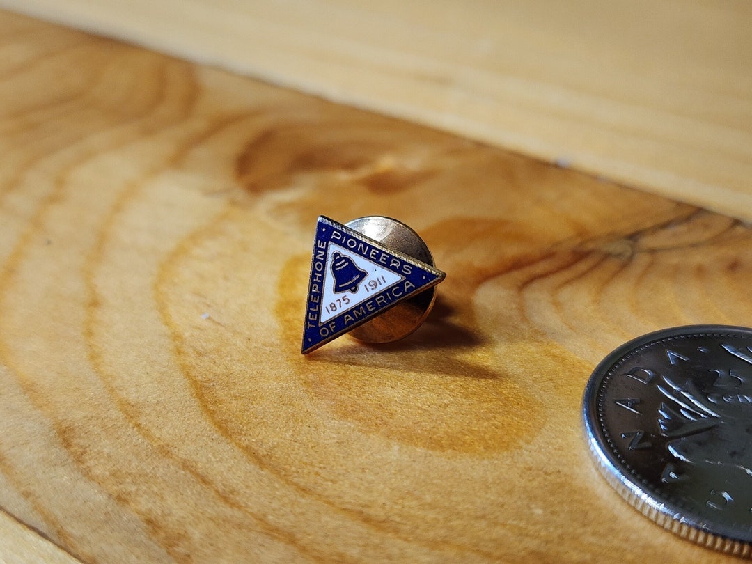 Telephone Pioneers of America 1875 1911 Beautiful Vintage TPA Brooch ...