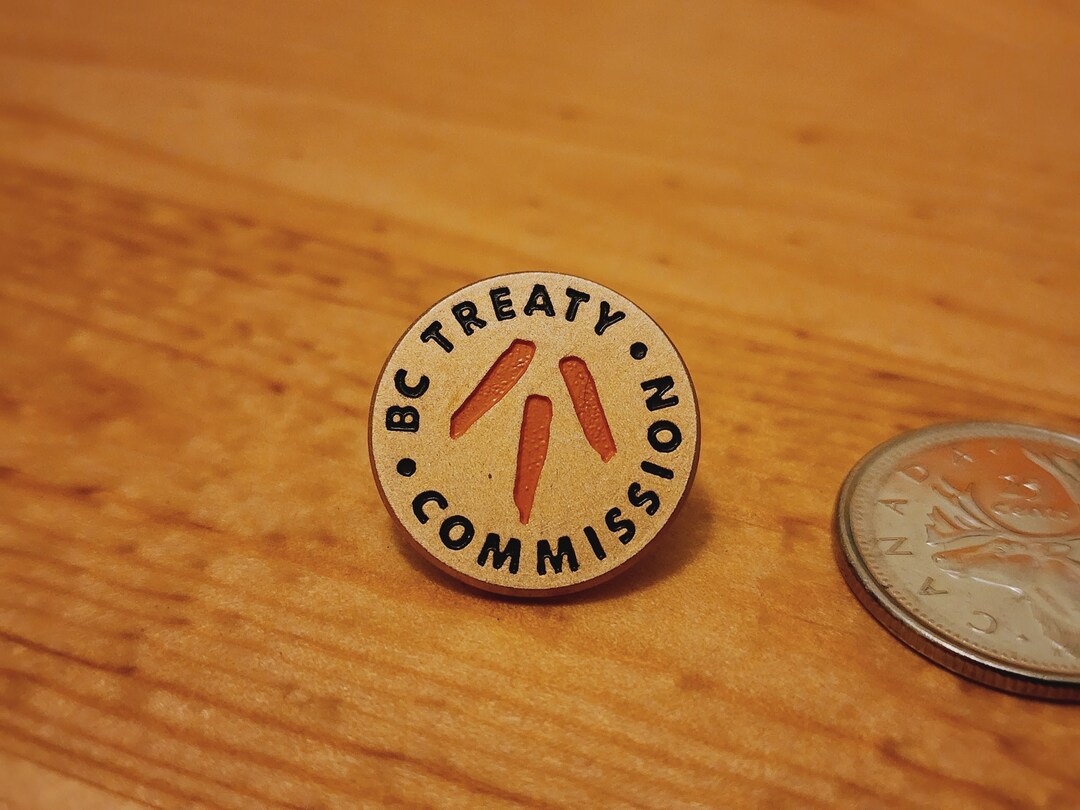 BC Treaty Commission - Beautiful Vintage British Columbia Brooch Pin ...