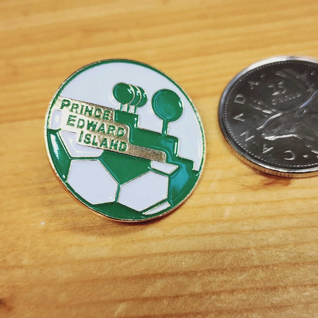 Prince Edward Island Soccer Association PEI Canada Soccer Brooch Pin ...