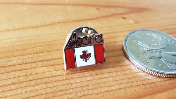 Alberta Canadian Flag Pin Vintage Alberta Canada Brooch | Etsy