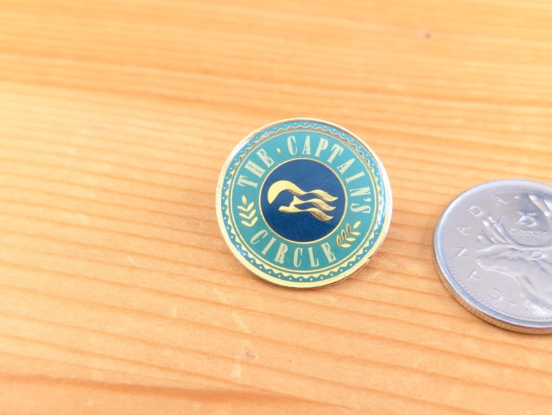 The Captains Circle Princess Cruises Brooch Pin Unique Rare Hat Pin ...