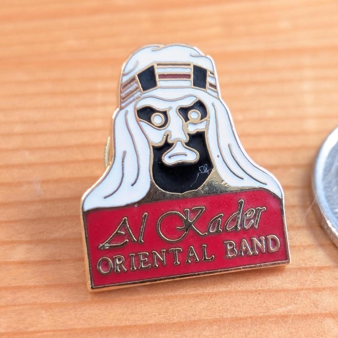Al Kader Oriental Band Shriners International Brooch Pin Unique Rare ...