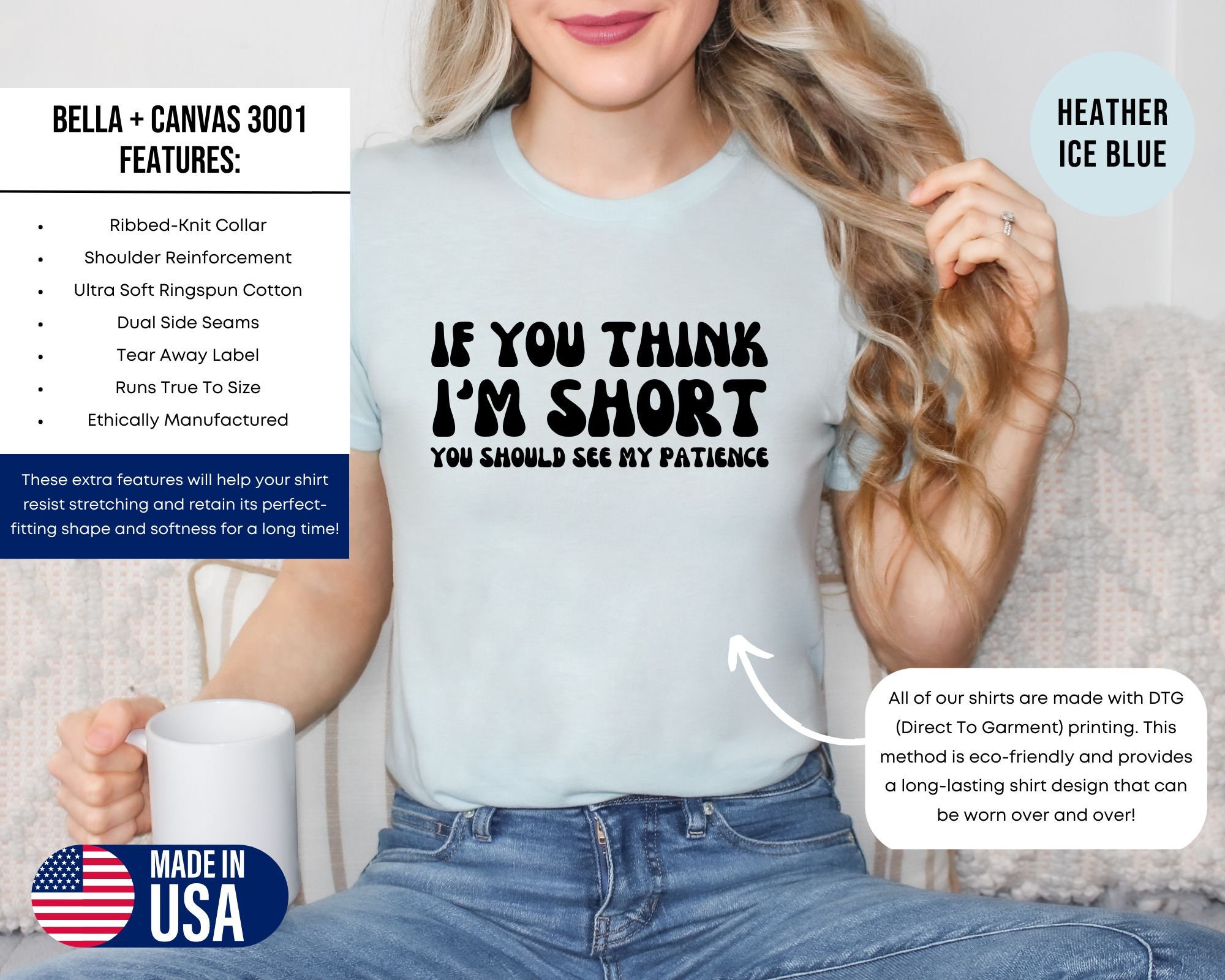 Funny Short People Shirt for Short Person Shirt Gift for Women - Etsy