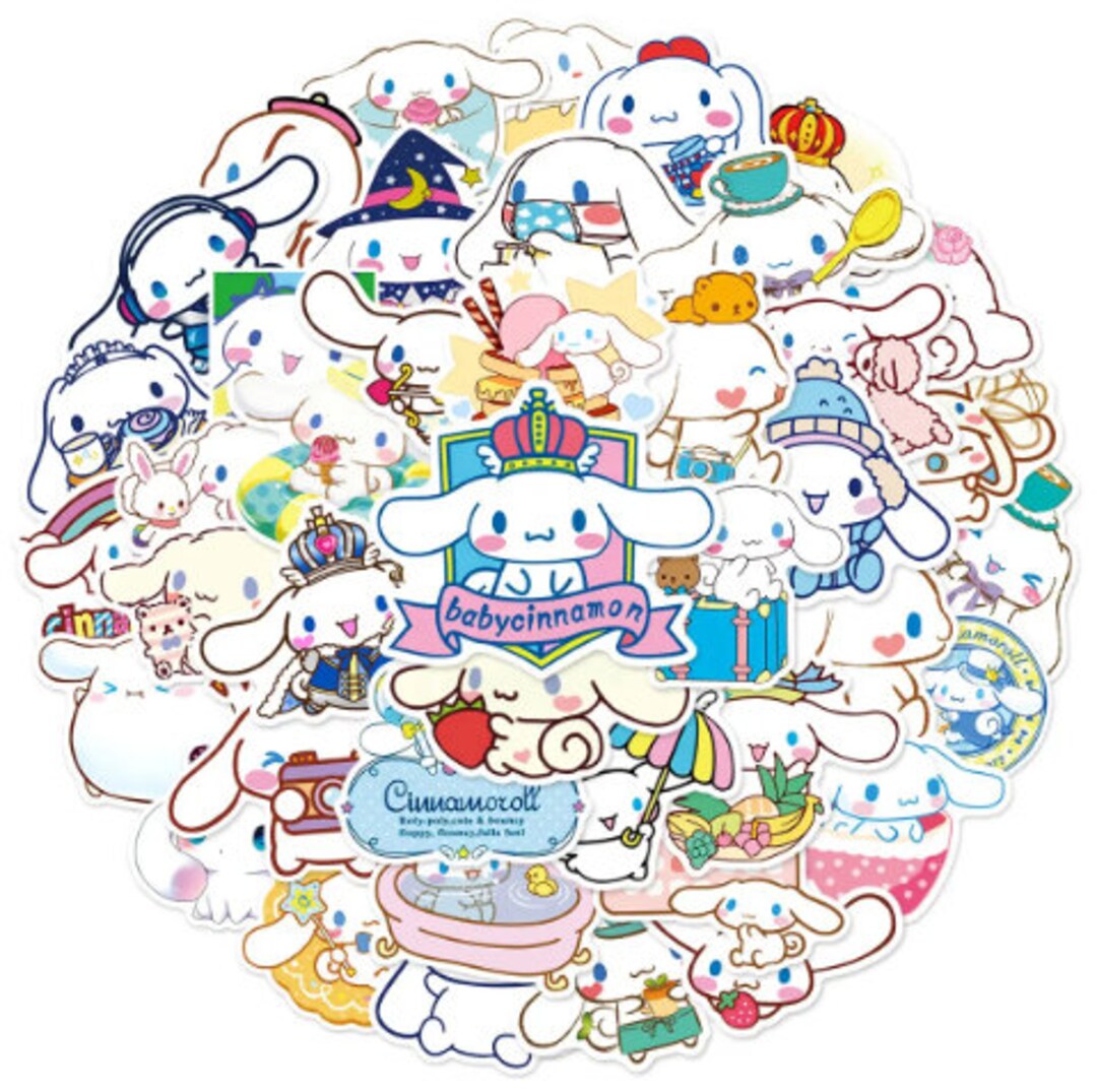 Cinnamoroll Sticker 25pcs - Etsy