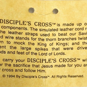 Burgundy Disciple's Cross Necklace - Handmade! - Etsy