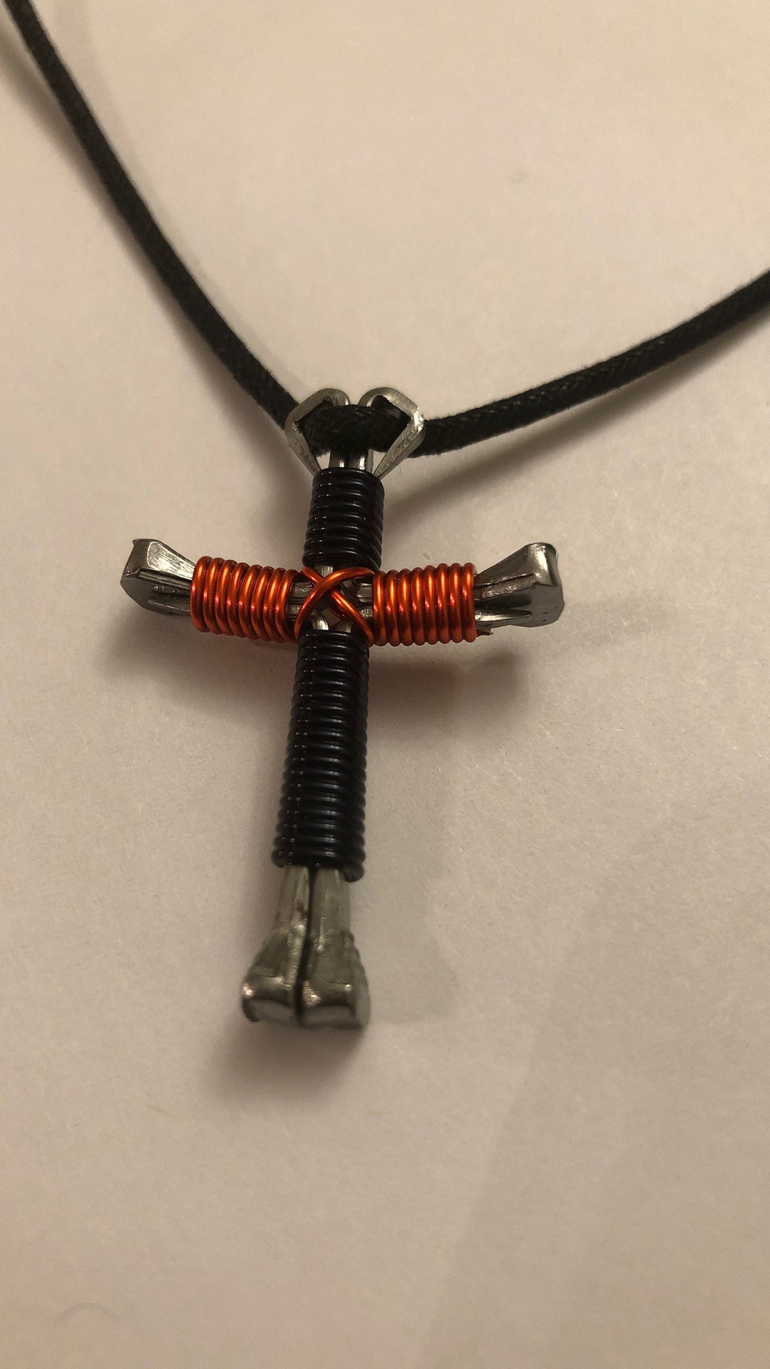 Denver Broncos Disciples Cross Necklace - Handmade! - Etsy