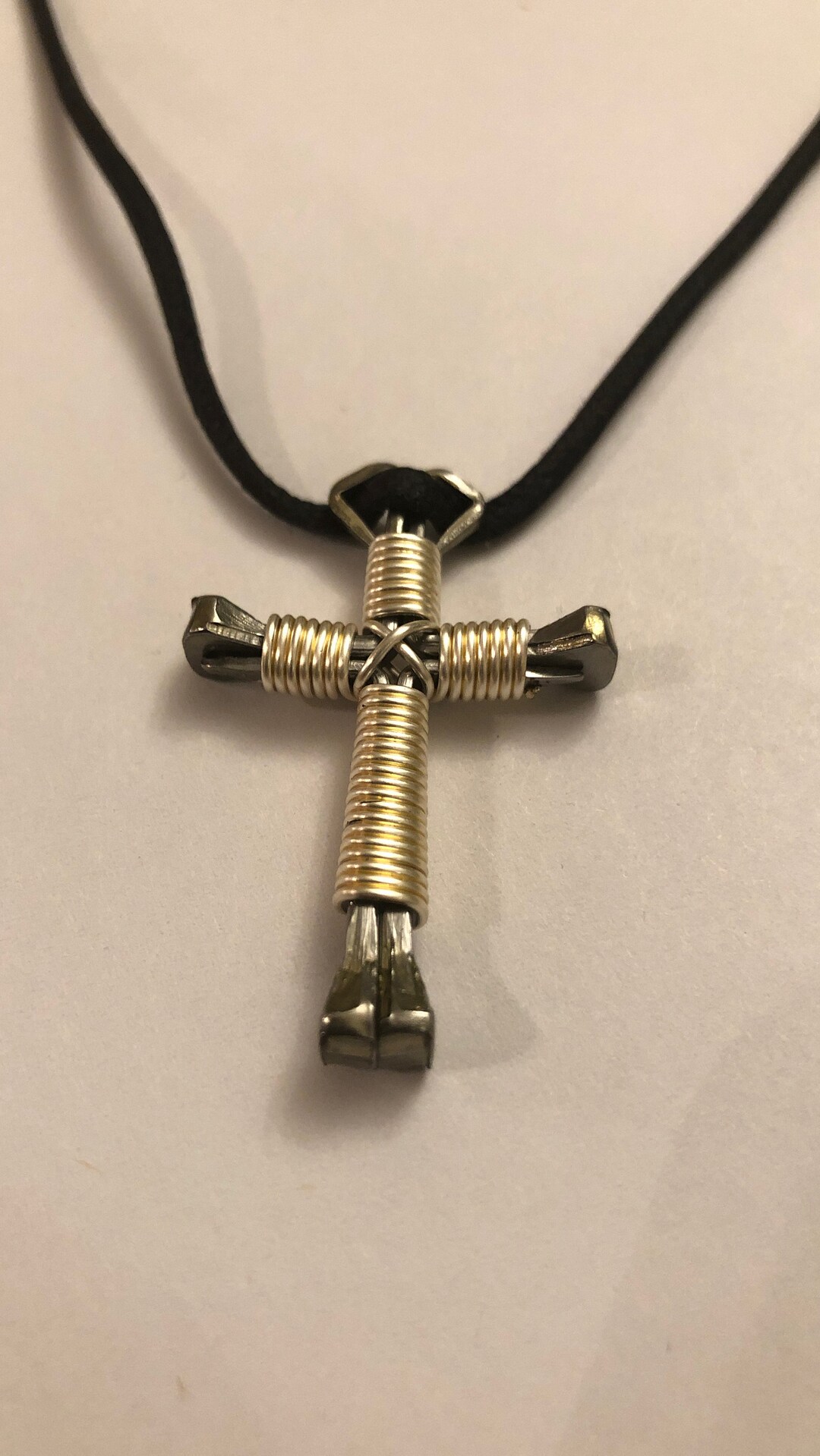 Silver Disciple's Cross Necklace Handmade - Etsy