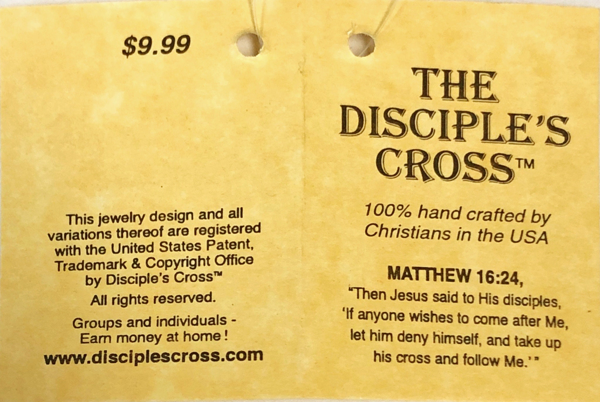 Burgundy Disciple's Cross Necklace Handmade - Etsy