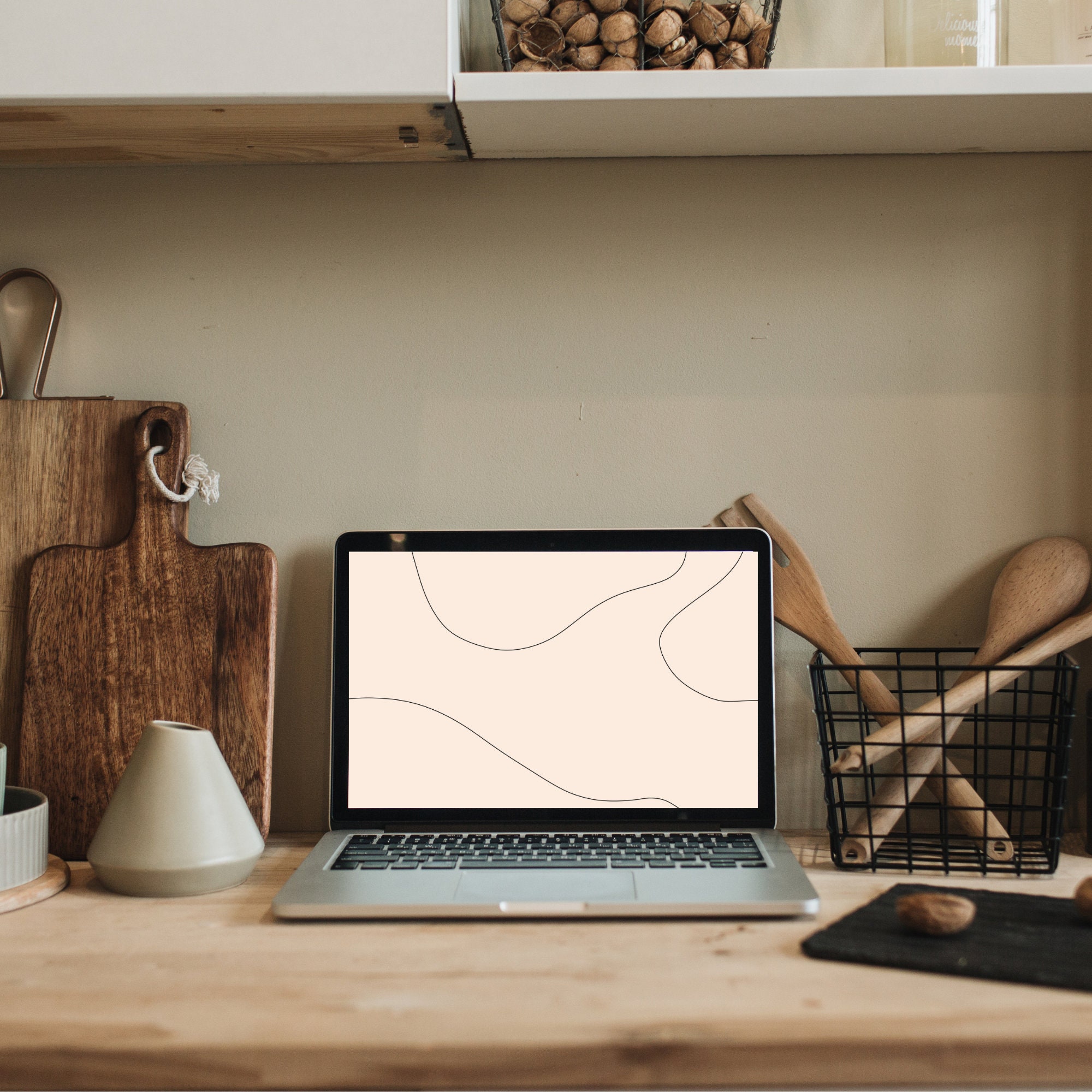 Neutral Desktop Wallpaper | Desktop Background | MacBook Wallpaper ...