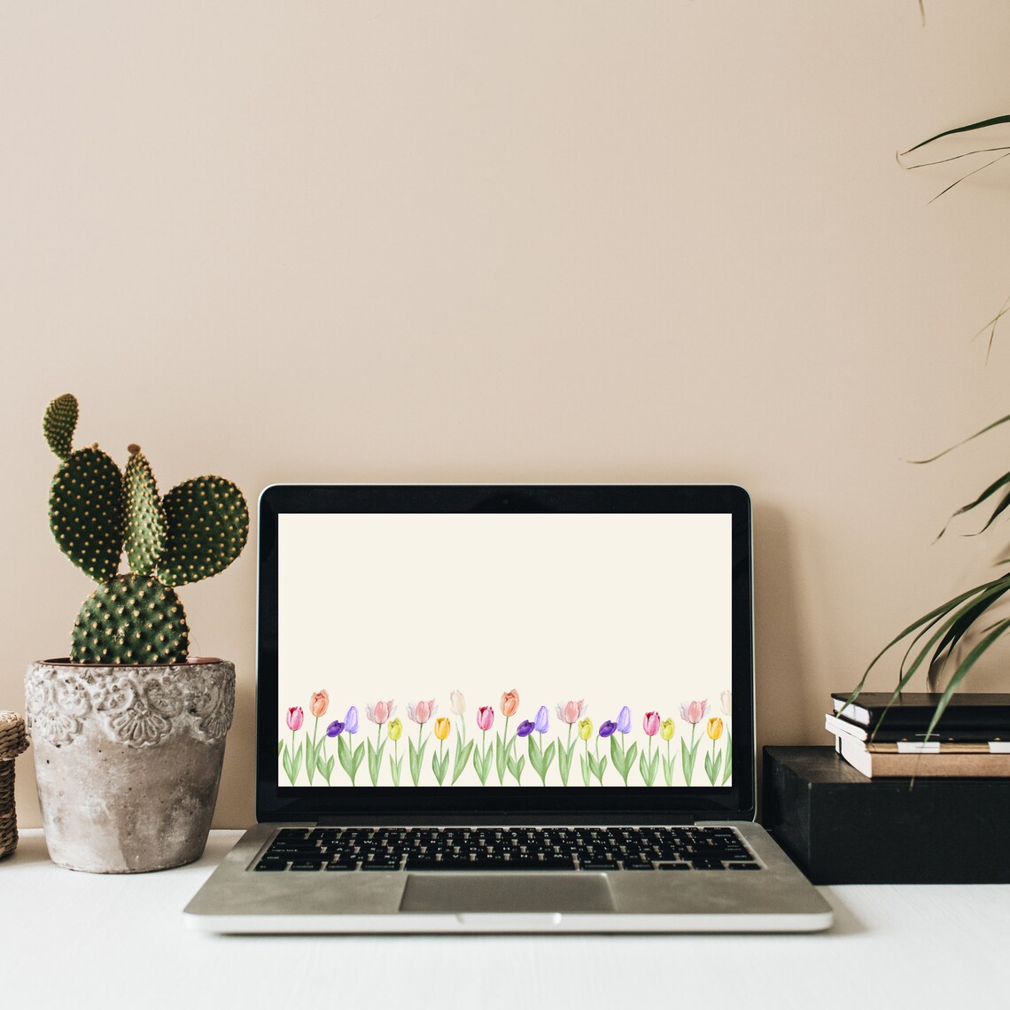 Botanical Wallpaper Boho Wallpaper Desktop Background - Etsy