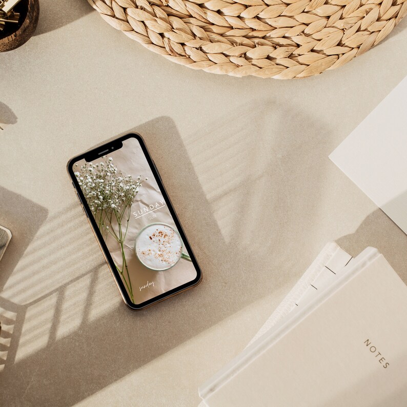 Calendar Wallpaper Set | Ios 14 Aesthetic | Waves Wallpaper | Earth ...